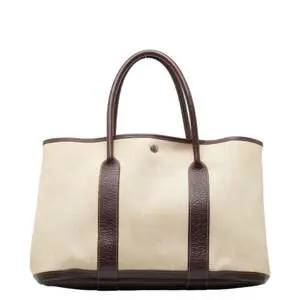 Hermès Hermès Leather Tote Bag - Beige