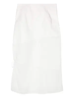 Shiatzy Chen Gathered Midi Skirt