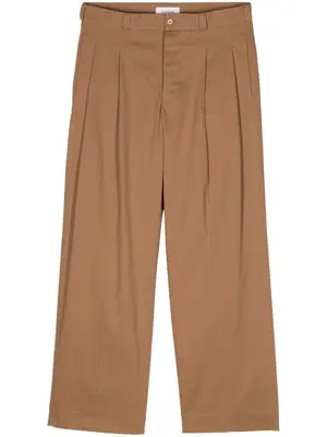 LANEUS Pleat-detailed Trousers