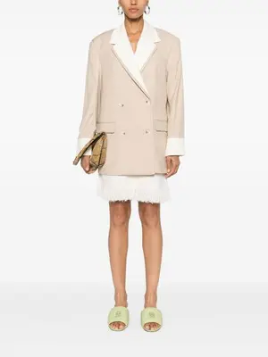 Remain Birger Christensen Two-tone Double-breasted Blazer