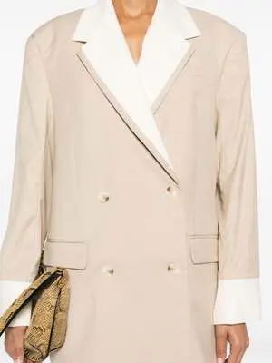 Remain Birger Christensen Two-tone Double-breasted Blazer