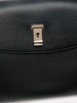 Bally Lock Me Leather Tote - Black