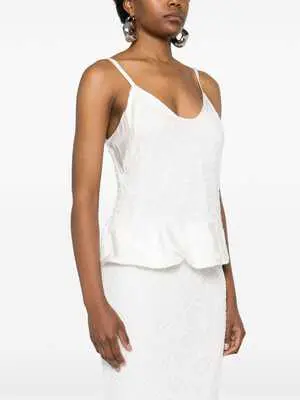 JIL SANDER Openwork-detail Tank Top