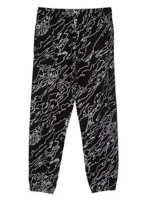 MAHARISHI Maha Basquiat Tapered-leg Track Pants