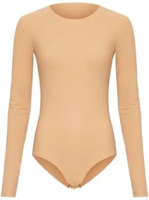 MAISON MARGIELA Numbers-motif Bodysuit - Neutrals