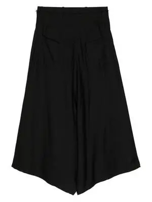 Yohji Yamamoto Asymmetric-hem Midi Skirt