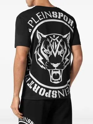 PLEIN SPORT Carbon Tiger Print T-shirt