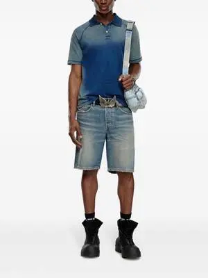 DIESEL® Straight-leg Denim Shorts - Blue