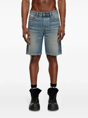 DIESEL® Straight-leg Denim Shorts - Blue