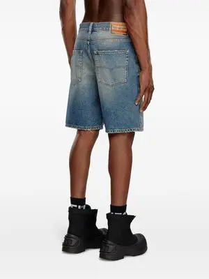 DIESEL® Straight-leg Denim Shorts - Blue
