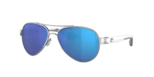COSTA Loreto Aviator Sunglasses - Blue Mirror