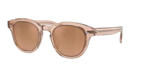 Oliver Spencer Cary Grant Sunglasses - Rose Quartz Gradient Mirror