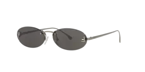 Fendi Rimless Oval Sunglasses - Grey