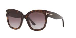 TOM FORD Tortoise Sunglasses - Burgundy Gradient