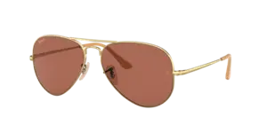 Ray-ban Ray-Ban Aviator Metal II Sunglasses Purple