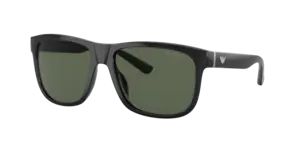Emporio Armani Emporio Armani Square Frame Sunglasses Dark Green