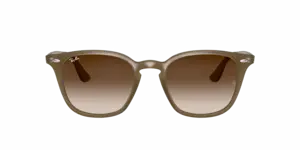 Ray-ban Black Full Rim Sunglasses - Brown Gradient