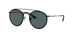 Ray-ban Black Round Frame Sunglasses