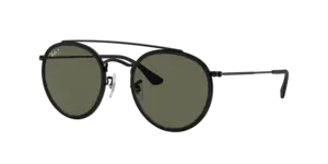 Ray-ban Ray-Ban Round Double Bridge Sunglasses Green