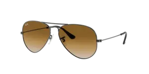 Ray-ban Aviator Gradient Sunglasses Light Brown Gradient