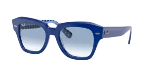 Ray-ban Ray-Ban State Street Sunglasses Light Blue Gradient