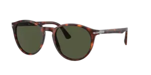 Persol Round Frame Sunglasses Green