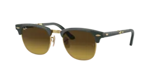 Ray-ban Clubmaster Folding Sunglasses - Brown
