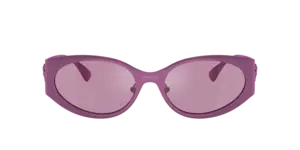 Versace Ve2263 Sunglasses - Dark Violet Mirror Silver Int