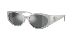 Versace Silver Tone Eyewear For Women