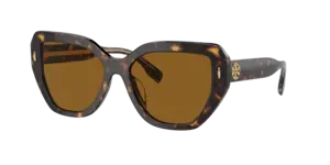 Tory Burch Sunglasses Solid Dark Brown Polar