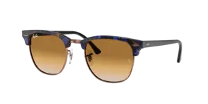 Ray-ban Ray-Ban Clubmaster Fleck Sunglasses Light Brown Gradient