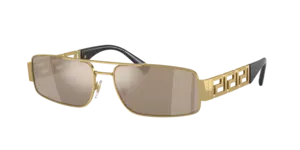 Versace Sunglasses - Light Brown Mirror Dark Gold