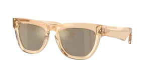 Burberry Sunglasses - Light Brown Mirror Gold