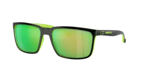 ARNETTE Sunglasses Dark Grey Mirror Green Polar
