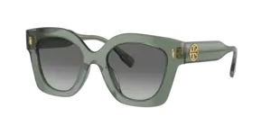 Tory Burch Tory Burch TY7201U Sunglasses Light Grey Gradient Dark Grey