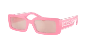 Dolce & Gabbana Sunglasses - Light Pink Mirror Silver