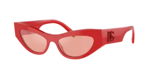 Dolce & Gabbana Cat Eye Sunglasses - Pink Mirror Pink