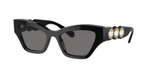 SWAROVSKI Cat Eye Sunglasses - Dark Grey Polarized