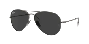 Ray-ban Ray-Ban Aviator Titanium Sunglasses Black