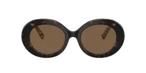 Dolce & Gabbana Round Frame Sunglasses - Dark Brown
