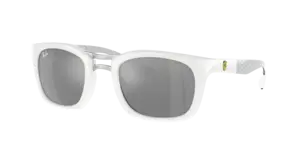 Ray-ban Scuderia Ferrari Collection Sunglasses - Silver,grey