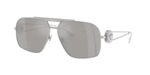 Versace Versace VE2269 Sunglasses Light Grey Mirror Silver