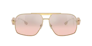 Versace Ve2269 Sunglasses - Light Pink Mirror Gradient Silver