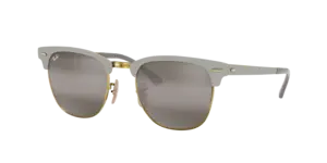Ray-ban Ray-Ban Clubmaster Metal Sunglasses Grey Bi-mirror Grey