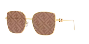 Women's Fendi Gold Eyewear