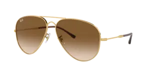 Ray-ban Gold Aviator Sunglasses