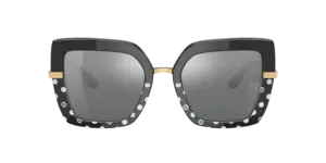 Dolce & Gabbana Dg4373 Sunglasses - Grey Mirror Silver Gradient