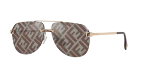 Fendi Fendi Aviator Sunglasses Brown