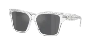 JIMMY CHOO Full Rim Sunglasses - Grey Mirror Silver