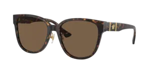 Versace Full Rim Sunglasses - Dark Brown